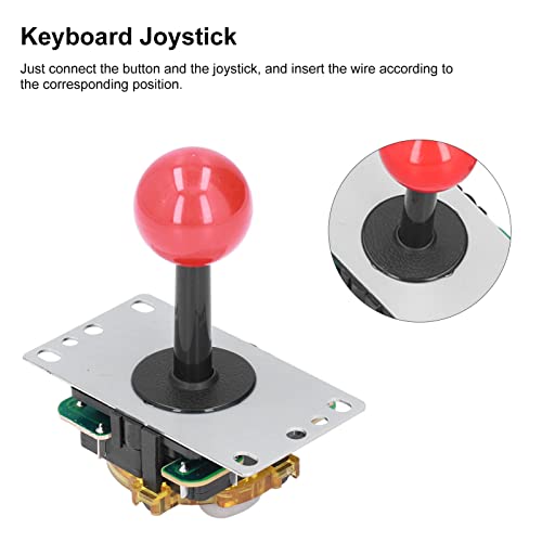 Shanrya Fight Sticks, Remote Controller Arcade Stick Multipurpose Classic Zero Delay for Game Consoles