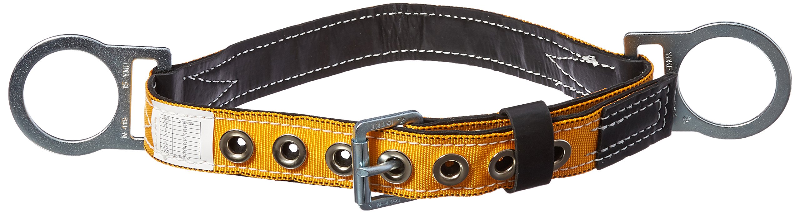 Miller Titan by Honeywell T3020/SAF Tongue Buckle Body Belt with Side D-Rings, Small