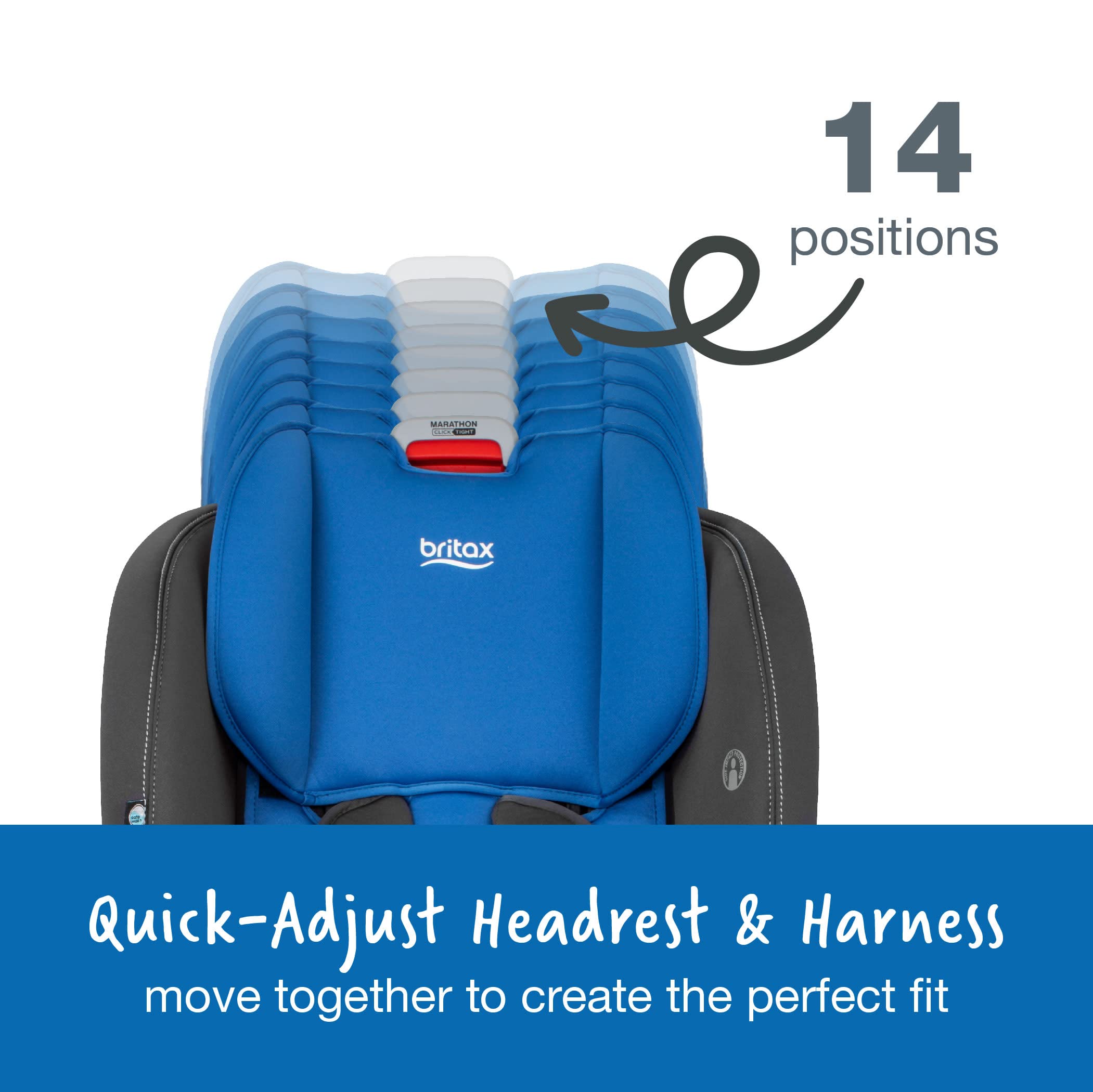 Britax Marathon ClickTight Convertible Car Seat, Bubbles [Amazon Exclusive]
