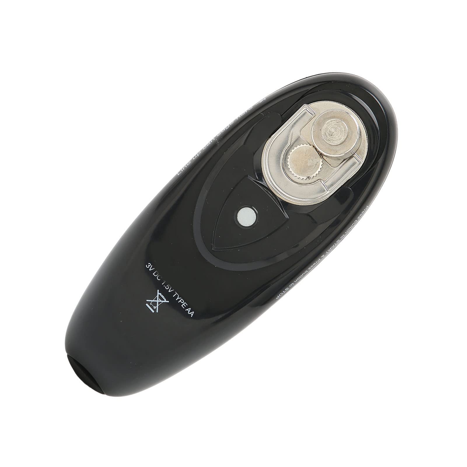 Electric Can Opener,Professional Reliable Practical Durable Automatic Opener Handheld Cutter Hands Free One Touch To Start Operated Smooth Edge Opener for Kitchen with Stainless Steel Blade