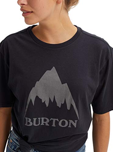Burton Mens Classic Mountain High Short Sleeve T-Shirt, True Black New, Large