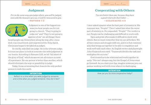 Morning Devotional for Teen Boys: 5-Minute Devotions to Ground Your Day in Faith