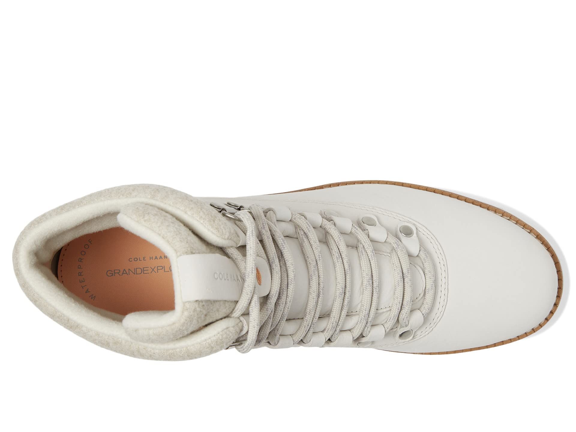 Cole Haan Zerogrand Explorer Gateway Hiker Waterproof Silver Birch/White 8.5 B (M)