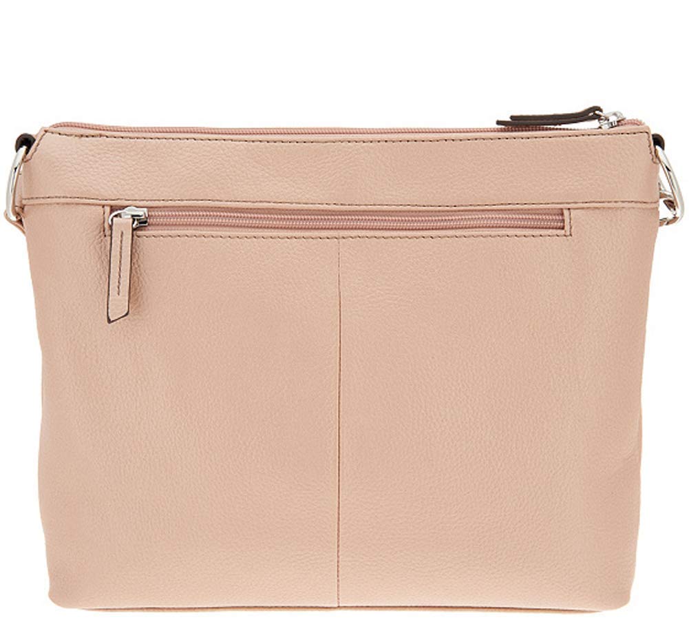 Tignanello Voyager Convertible Cross Body W/RFID Protection, Metallic Rose