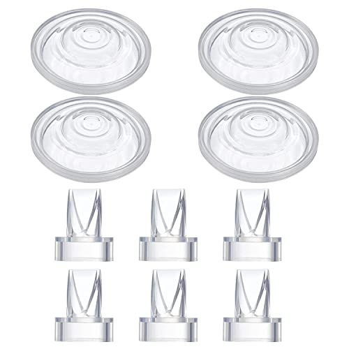 Nanawawa Duckbill Valve and Silicone Diaphragm,Compatible with momcozyS9/S12/S9pro/S12pro/TSRETE,Pump Parts/Accessories (10 Piece Set)