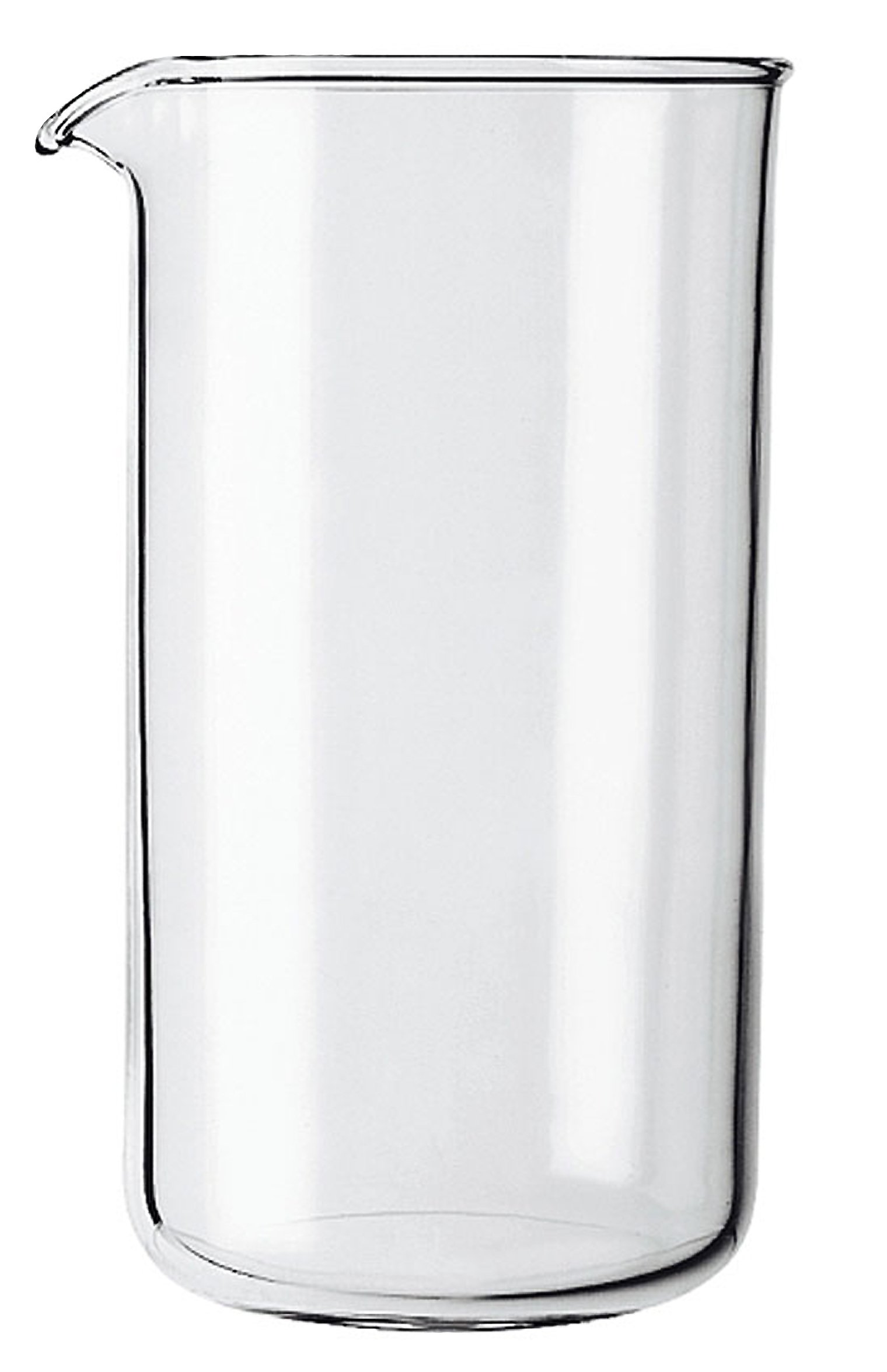 GROSCHE Borosilicate 3.3 Glass Universal Replacement Beaker for French Coffee and Tea Press Makers, 51 fl oz, Large