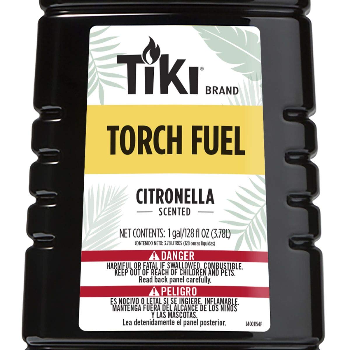 TIKI Brand Easy Pour Tiki Torch Fuel for Outdoors, Citronella Scented - 128 oz, 1216202