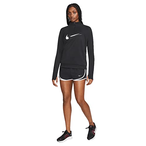 Nike Womens Tempo Running Shorts Black | Black | White XL