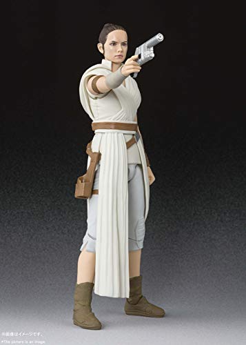 S.H. Figuarts Star Wars Rey & D-O (Star Wars: The Rise of Skywalker) Approx. 5.7 inches (145 mm), PVC & ABS, Pre-Painted Action Figure