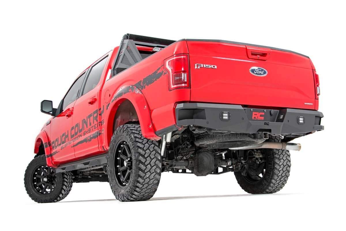 Rough Country Heavy Duty Rear LED Bumper for 2015-2020 Ford F-150-10771