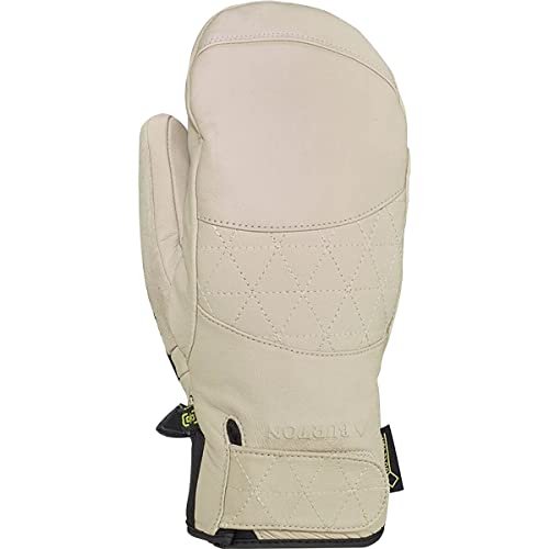 BURTON Womens Gondy Gore-Tex Mitten, Creme Brulee, Small