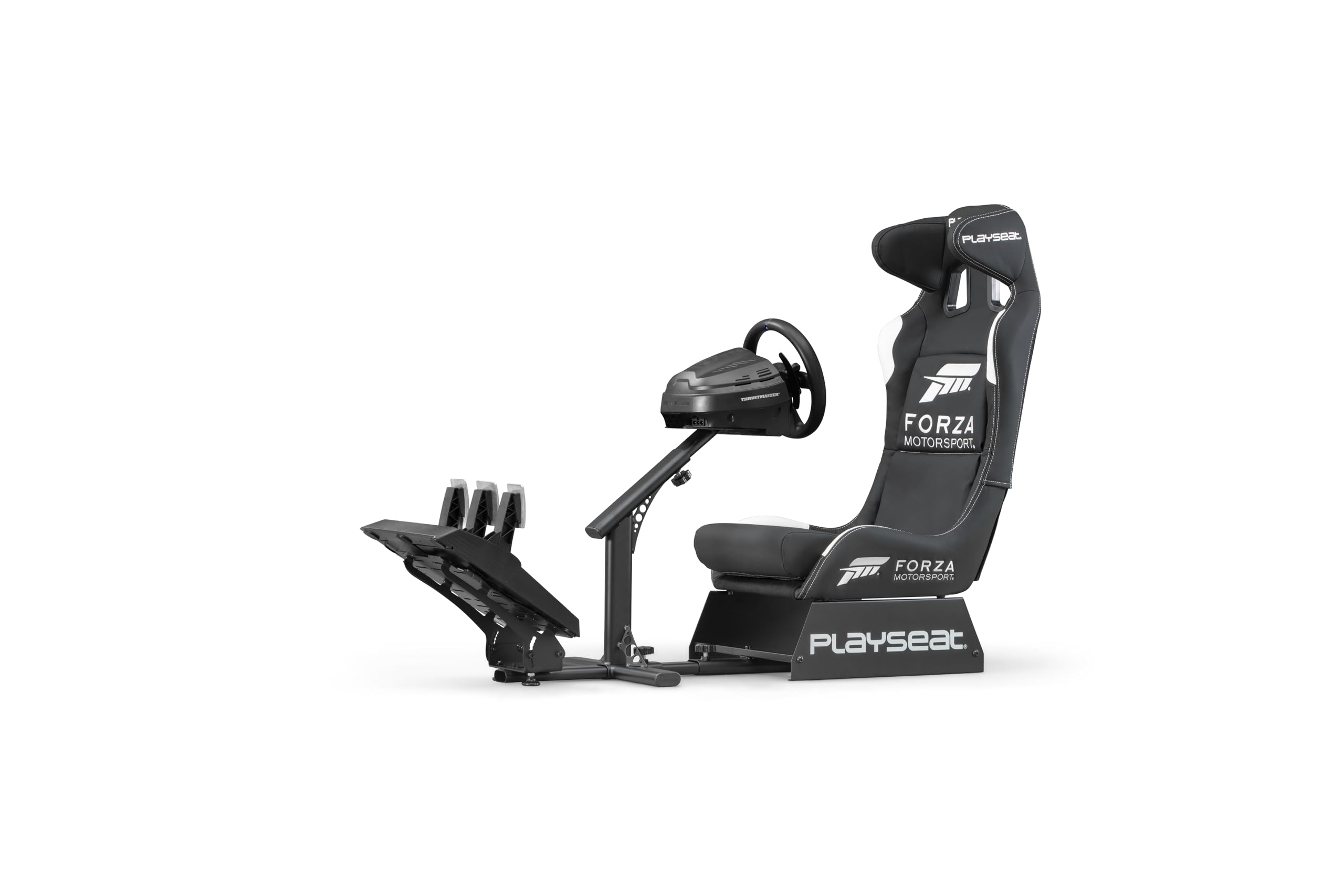 Playseat Evolution Pro Sim Racing Cockpit | Comfortable Racing Simulator Cockpit | Adjustable | Compatible with All Steering Wheels & Pedals on The Market | Supports PC & Console | Forza Motorsport