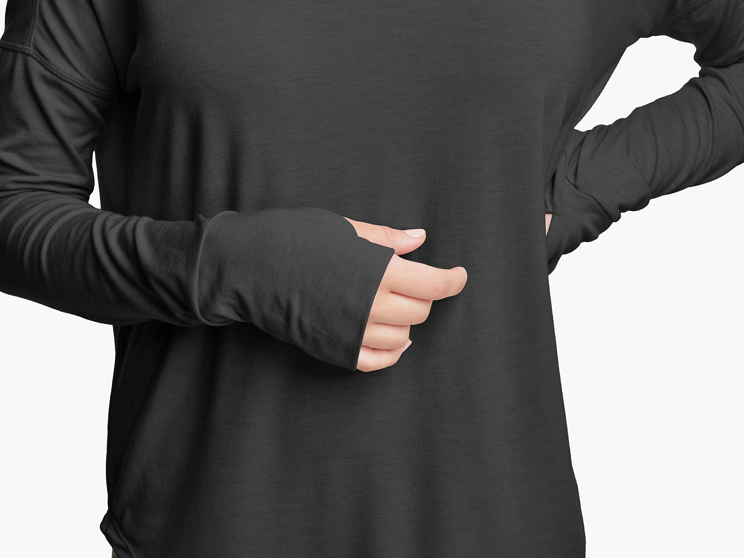 C9 Champion Women's Fashion Long Sleeve T-Shirt, Ebony, L