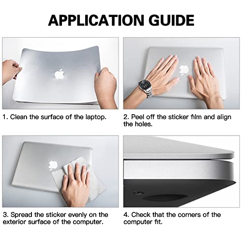 Shell Protector Cover Skin Compatible with MacBook Pro 14 Inch (M2 Pro /M2 Max /M1 Pro /M1 Max ) Model A2442 with Touch ID, Anti Scratch Protective Skin Decals (Space Grey)