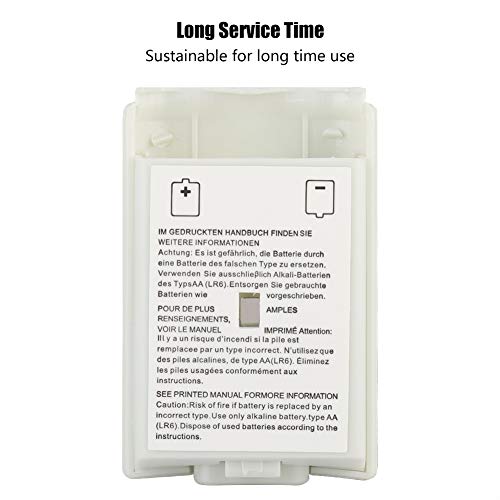 Shell Case Cover Kit, Anti-Abrasion Universal Battery Cover for Game Controller(White)
