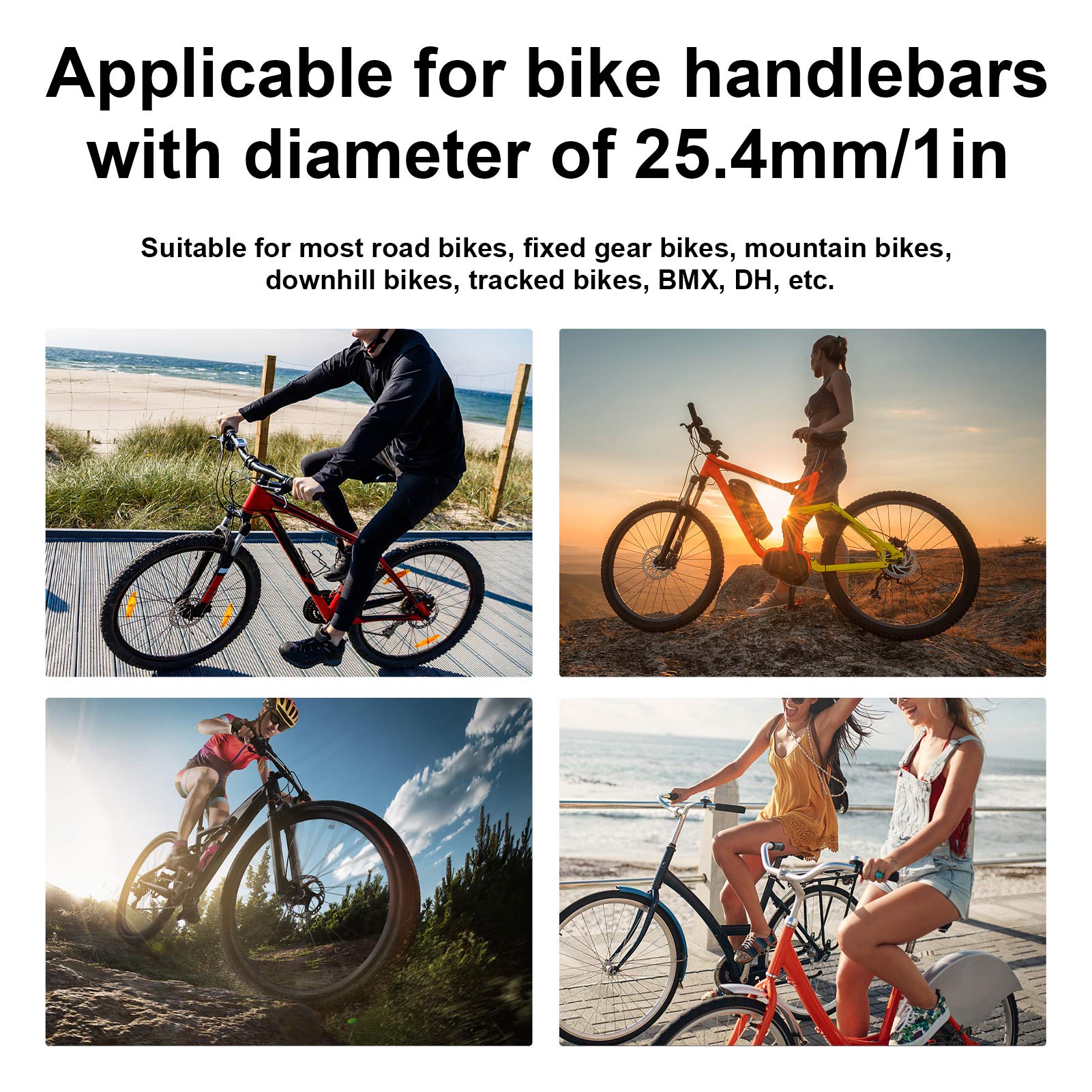 CHICIRIS Bike Short Stem, Mountain Bike Stem Anodized Sandblasting Process for Road Bikes(Golden)
