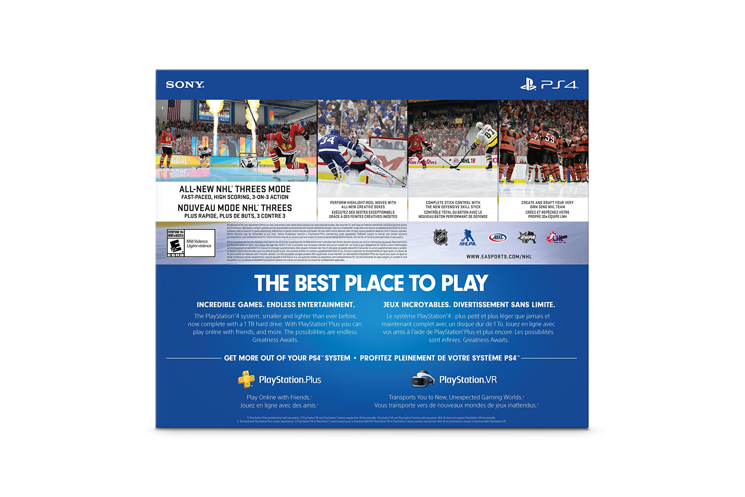 PlayStation 4 1TB Slim - NHL 18 Bundle Edition