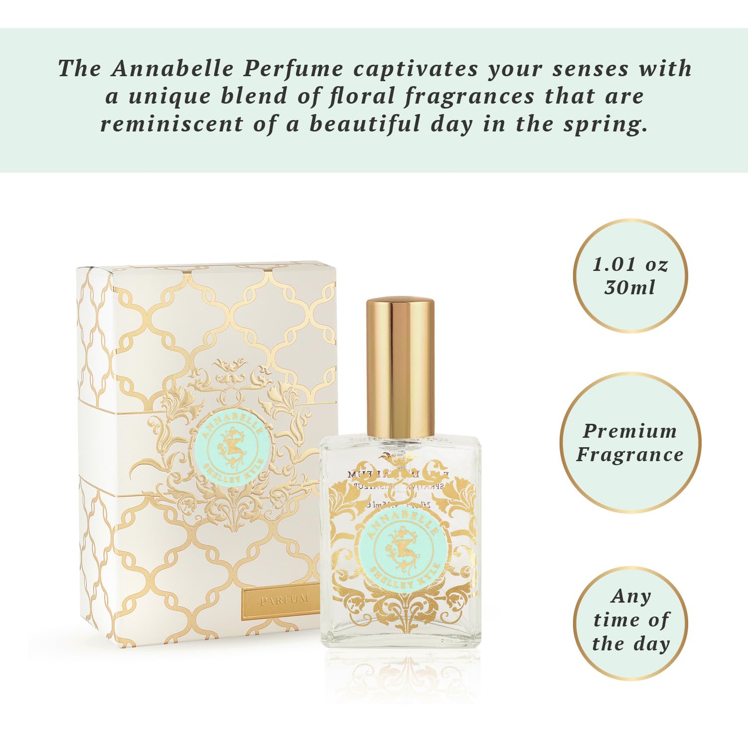 Shelley Kyle Unveiling Exquisite Fragrances with Travel Size Women Perfume. Discover Enchanting, and Tease Perfume for Women, plus Floral Scents Annabelle Perfume, 30 ml