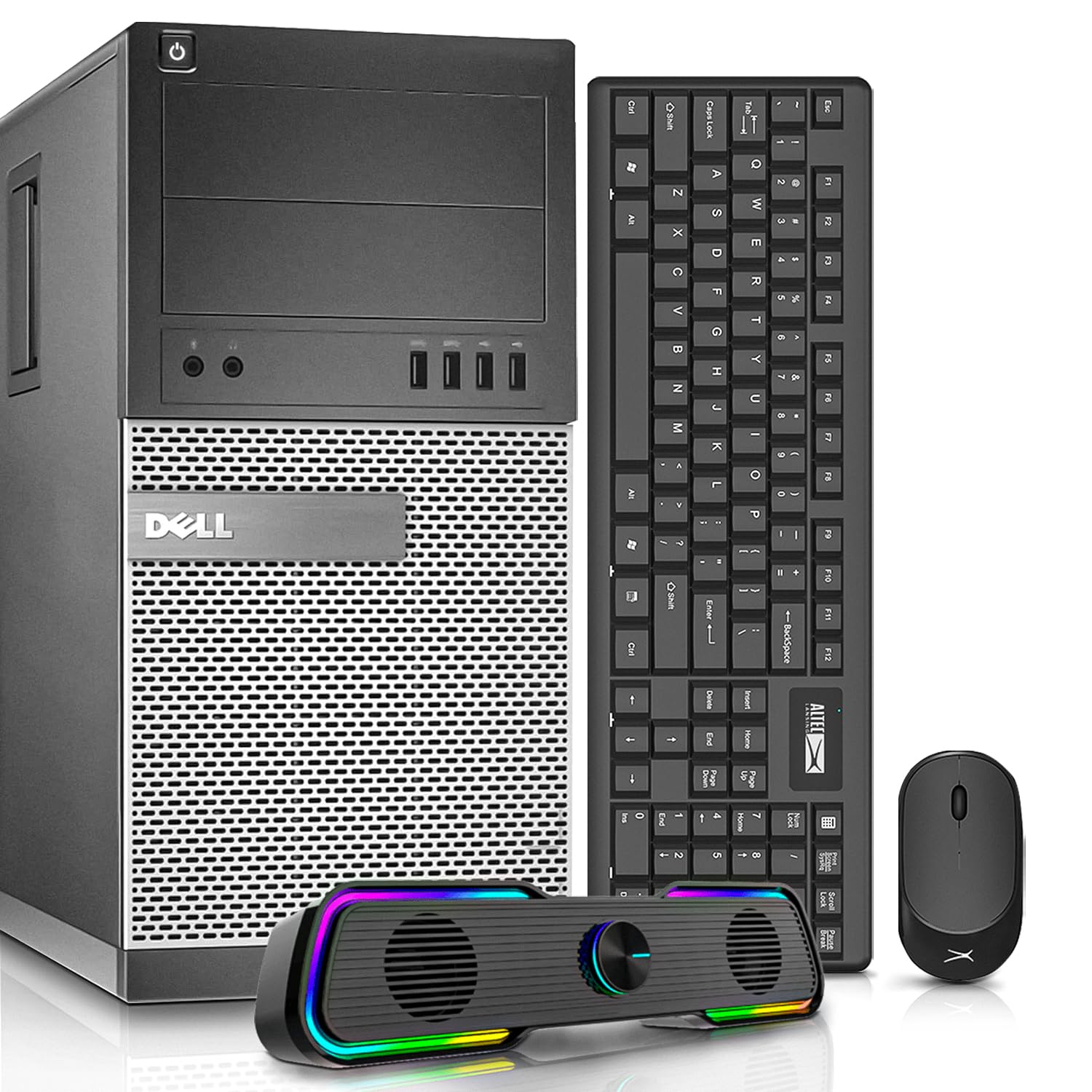 Dell OptiPlex 7010 Tower Computers Mini Tower PC,Intel i7 3.4GHz,32GB Ram New 512GB SSD+1TB HDD,Intel AC7260 Built-in WiFi Bluetooth,DVD-RW,Refurbished Desktop Computers,Windows 10 Pro (Renewed)