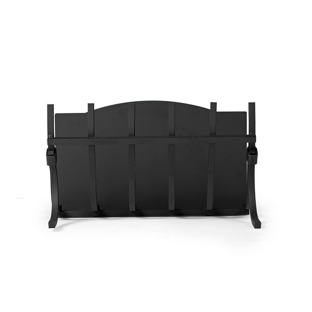 Titan High-Efficiency Log Grate with Reflective Fireback 26" Wide, 15.5" Tall