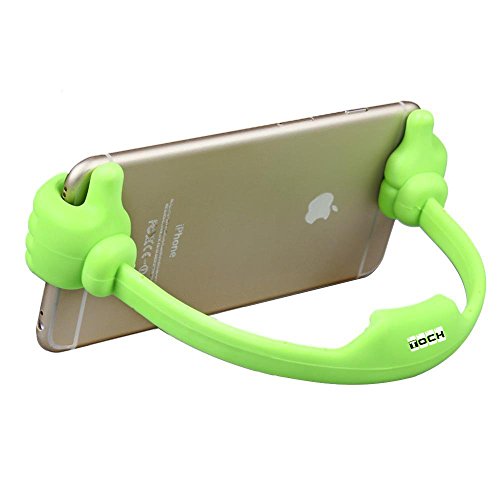 Toch TM Desk Stand for iPhone 4/5/5s/5c/6/6 plus Samsung HTC Nexus Tablet Tab Cartoon Mickey Palm Cellphone Holder Mount Stand Green