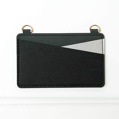 Moxyo - Crossbody Phone Wallet Strap, Stick on Wallet and Strap (Black)