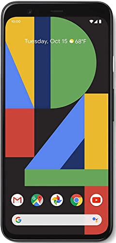 Google Pixel 4 XL (128GB, 6GB) 6.3" 90Hz OLED, IP68 Water Resistant, Snapdragon 855, Fully Unlocked (T-Mobile, Verizon, AT&T, GoogleFi) (w/Fast Wireless Charging Pad, Black) (Renewed)