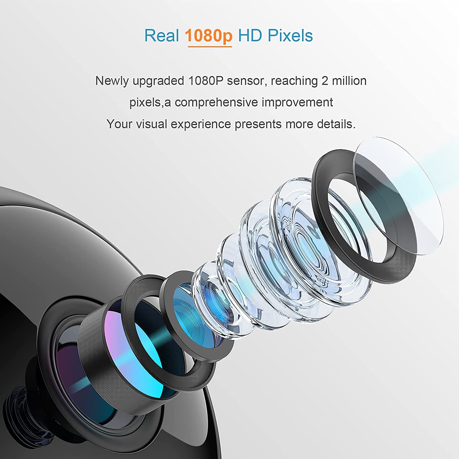 Mini Spy Camera 1080P Hidden Camera WiFi Hidden Camera Portable Small HD Nanny Cam with Night Vision and Motion Detection, App Remote Access - Indoor Covert Security Camera for Home