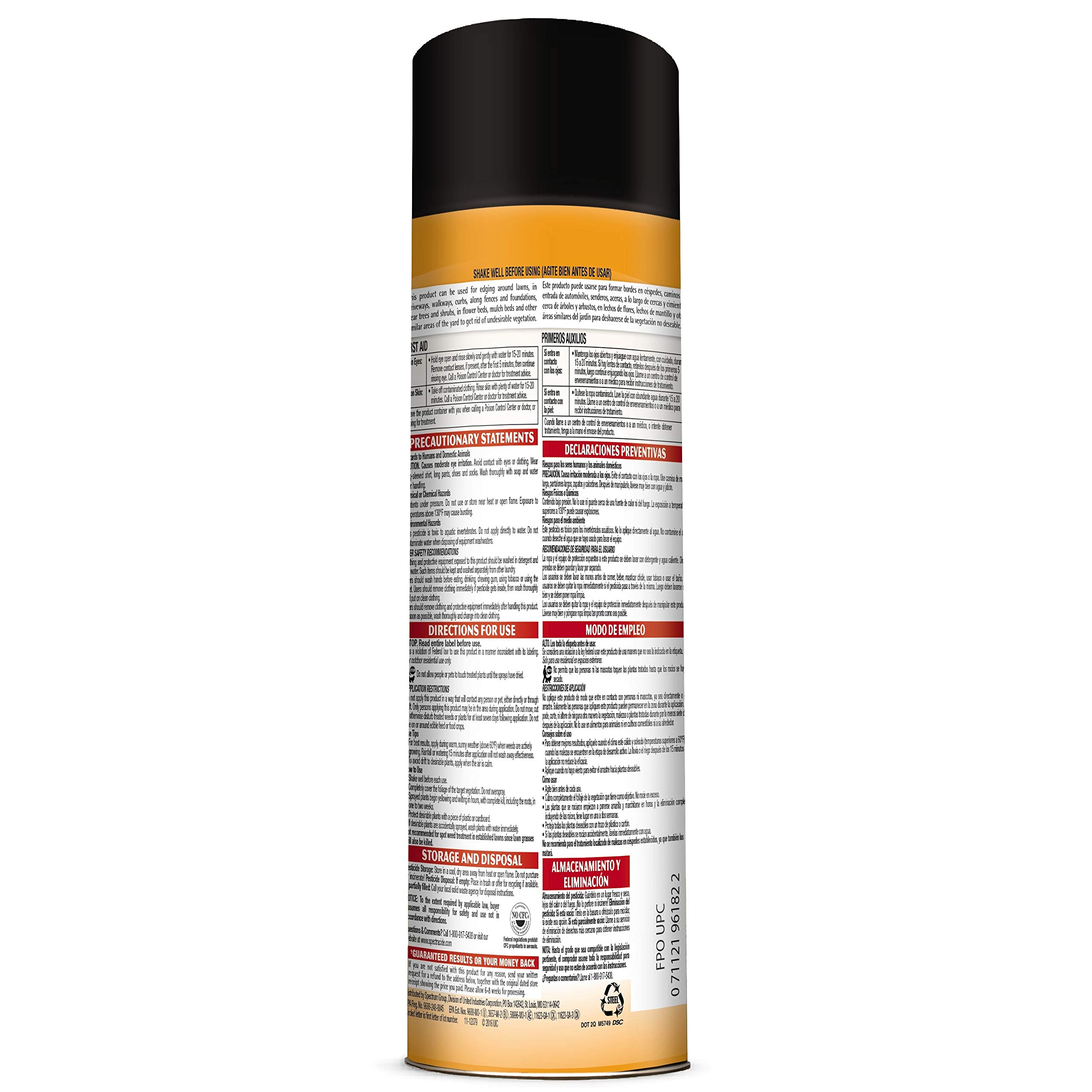 Spectracide Weed & Grass Foaming Edger (17 oz), 1 Count