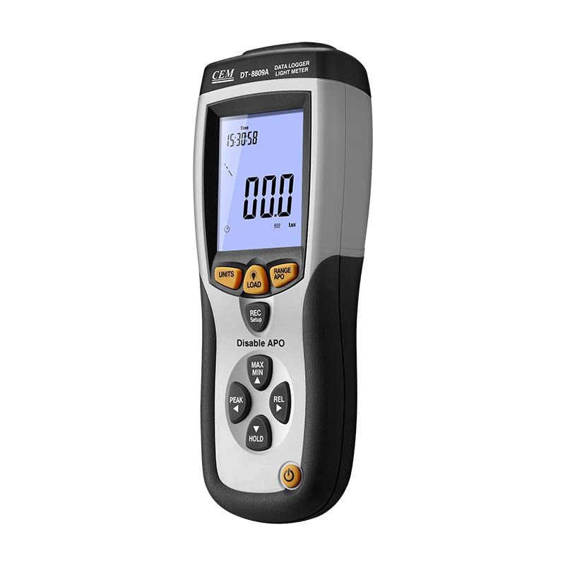 Digital Tester Handheld Professional Illuminometer, USB Data Recording and Analysis