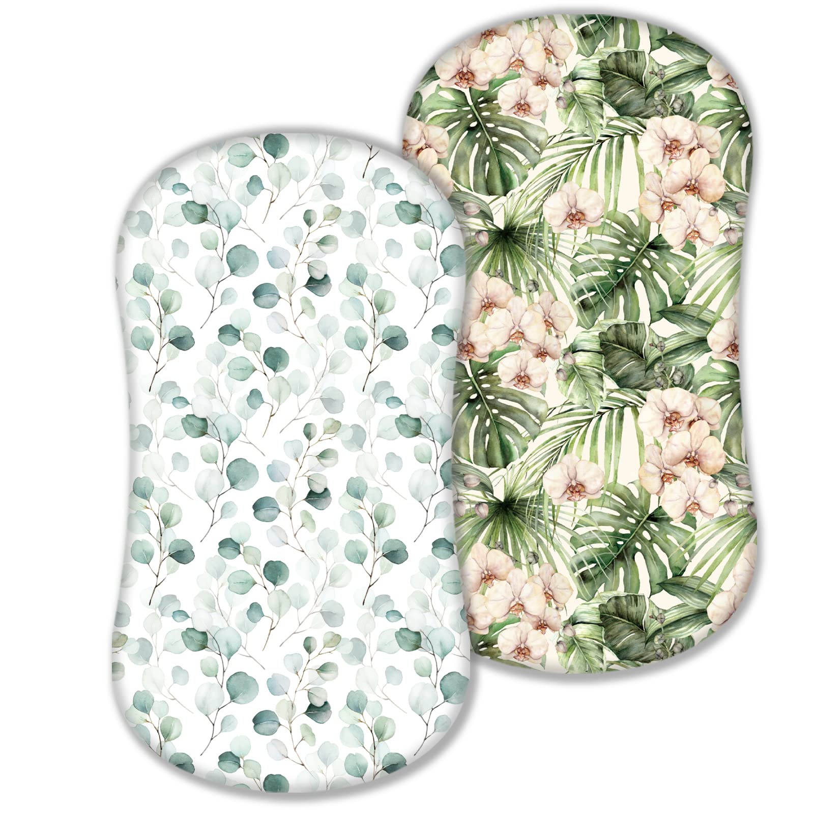 Extra Soft Stretchy Changing Pad Cover for Baby, 2 Pack Premium Cotton Blend,Plane and Car Pattern.