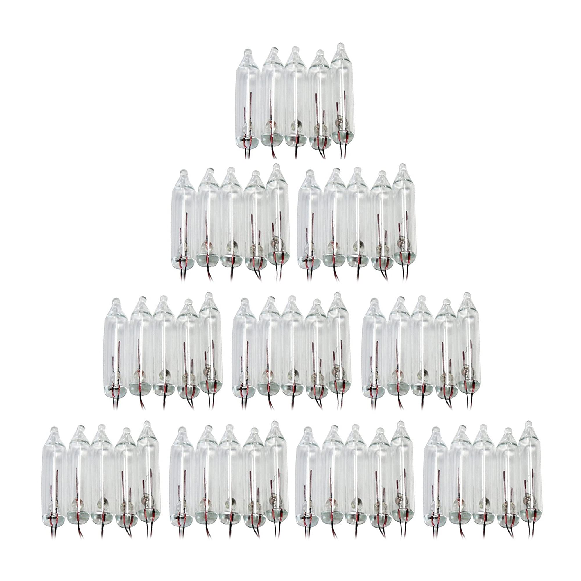LightKeeper Pro® Clear 2.5 Volt Replacement Incandescent Light Bulbs (50 Pack)_170mA, 0.425 Watts
