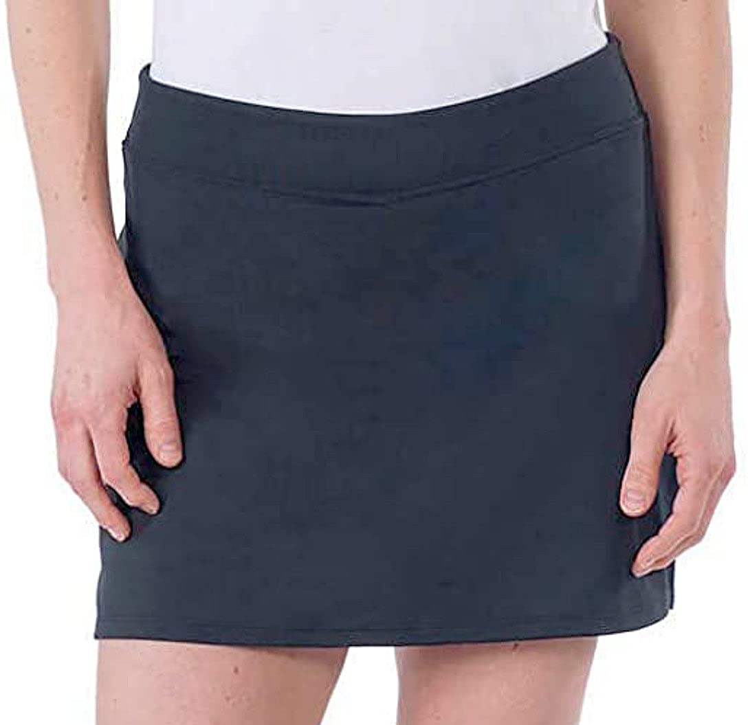 Colorado Clothing Tranquility Women's Everyday Casual Skirt | Gym/Golf/Tennis/Activewear/Athletic Short Skort (Solid Black, Medium)