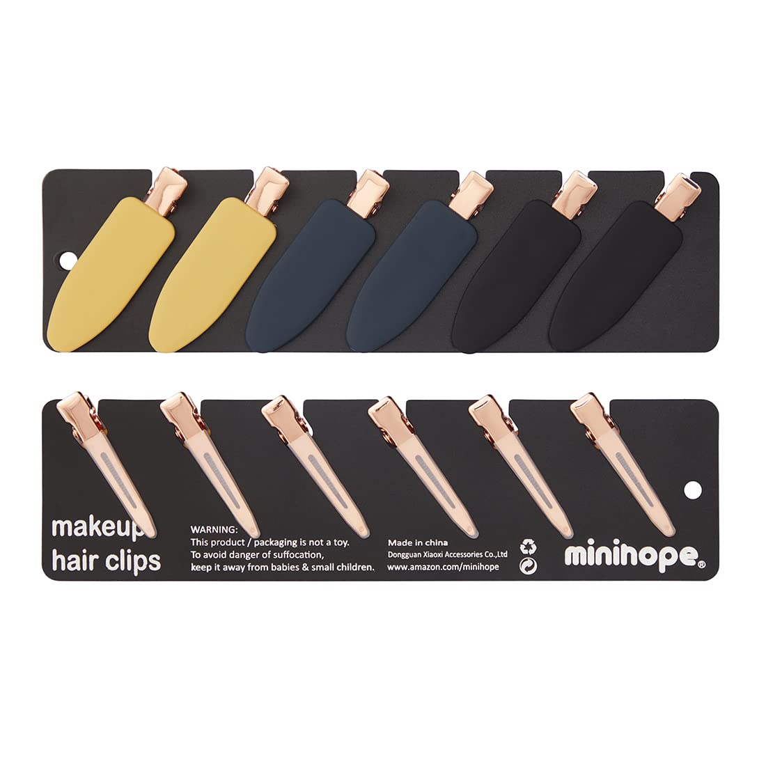 minihope 12 pieces No Bend Hair Clips, No Crease Curl Pin Clips for Makeup Application,2022 style, non-slip.Hair won't get caught between plastic attached to metal. (Morandi)…
