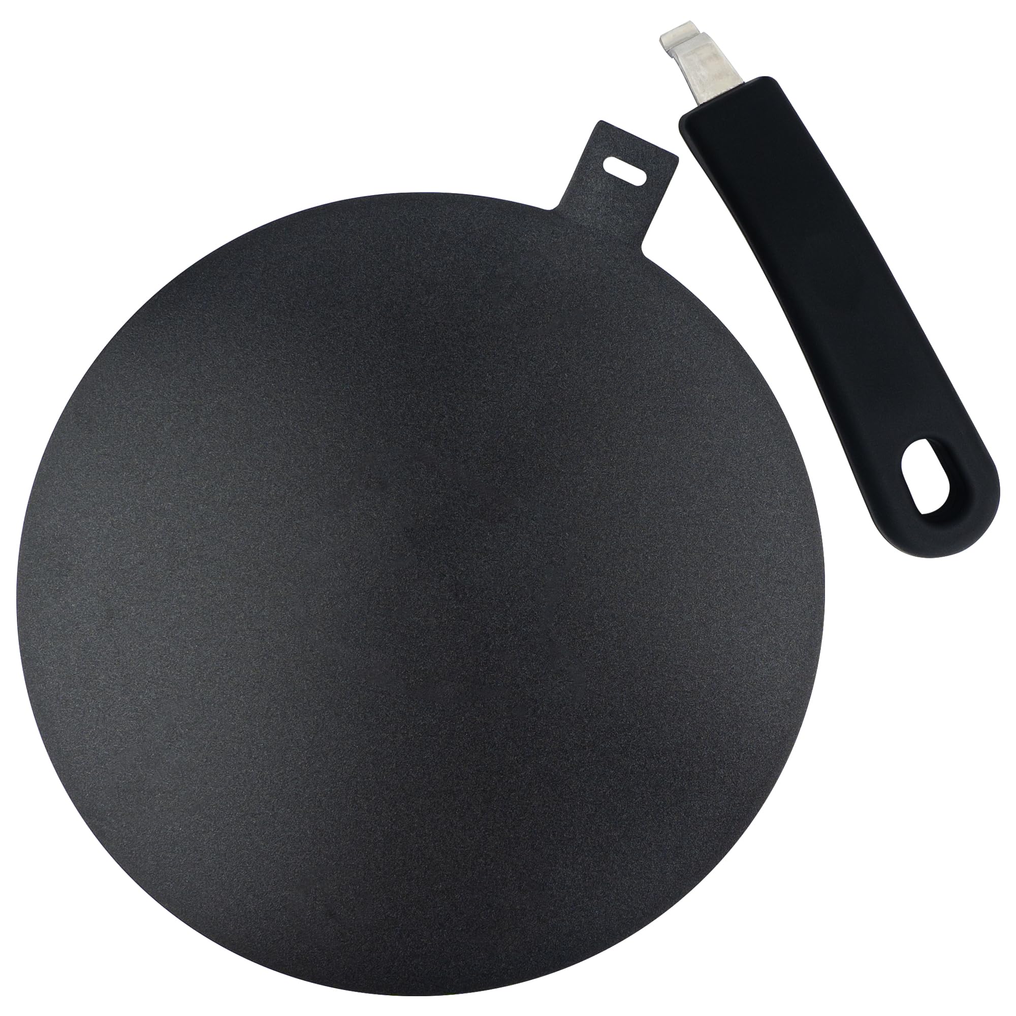 Heat Diffuser for Glass Cooktop, Induction Cooktop Adapter Plate for Moka Pot and Pans, Spray Teflon Paint with Detachable Handle, 9.45 Inches