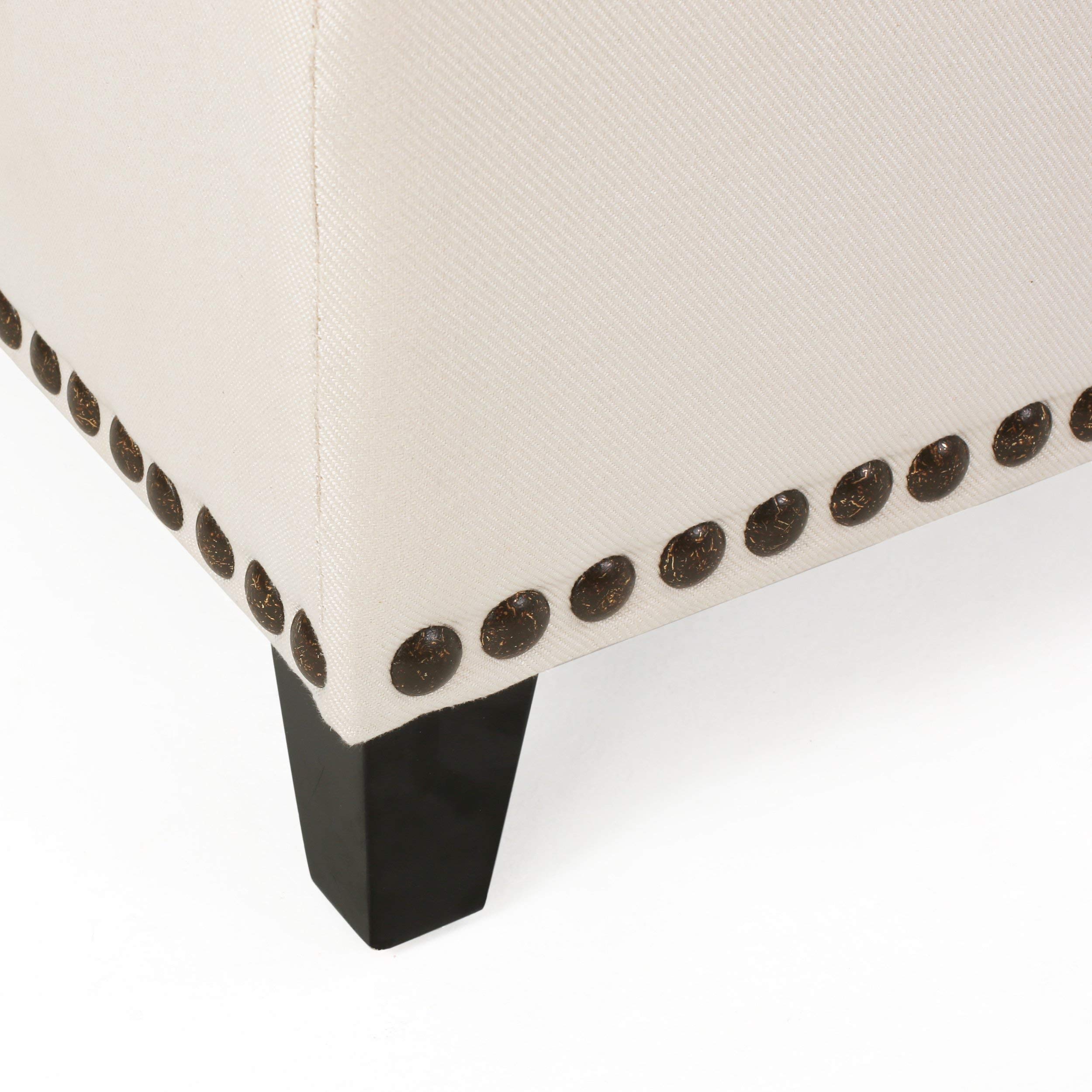Christopher Knight Home Isra Fabric Ottoman, Beige