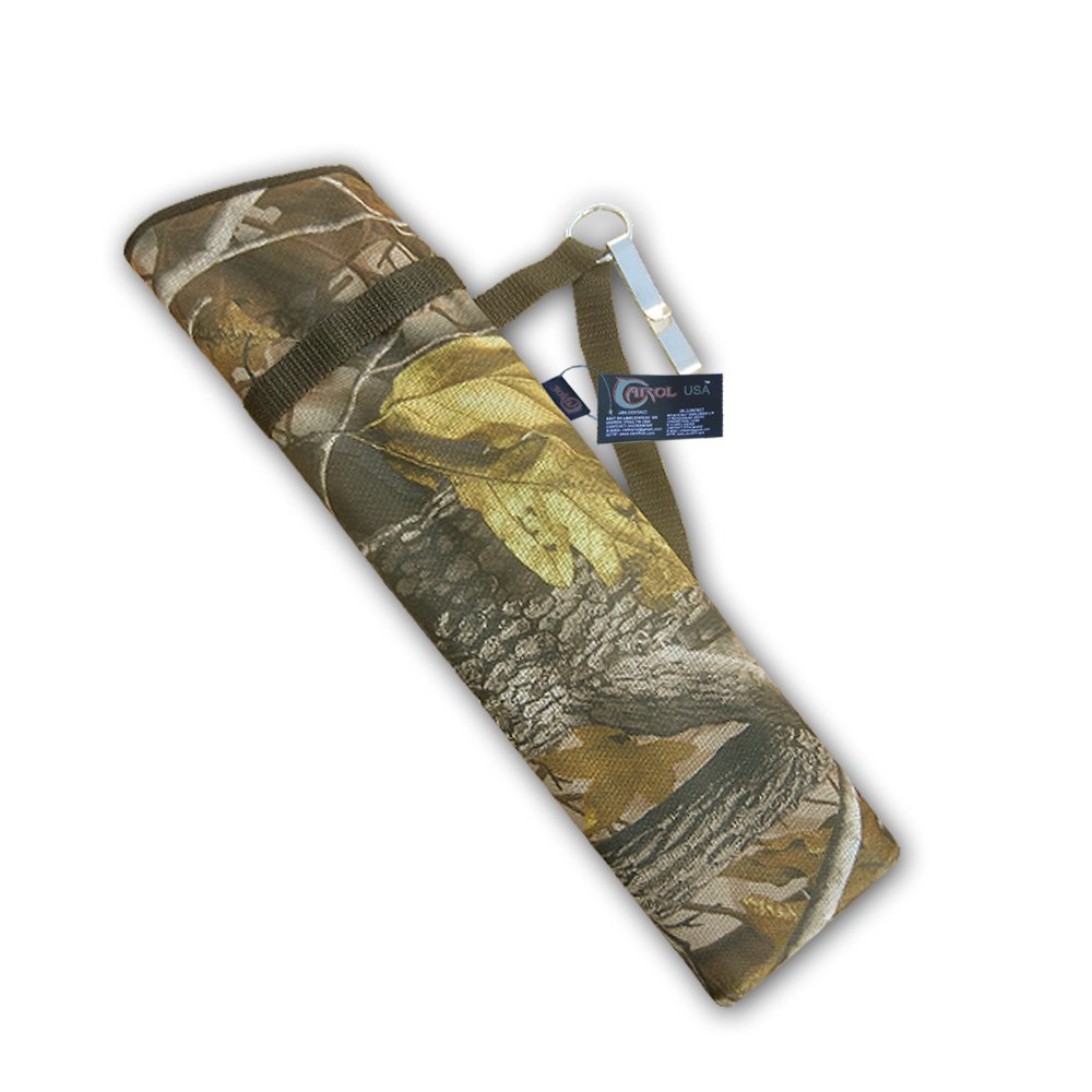 Carol Mohican Three Tubes Youth Archery Side/Hip Arrow Fabric Quiver FAQSA8419CAMO