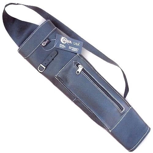 Carol Traditional Archery Leather Vintage Style Back Arrow Quiver AQ147F Black