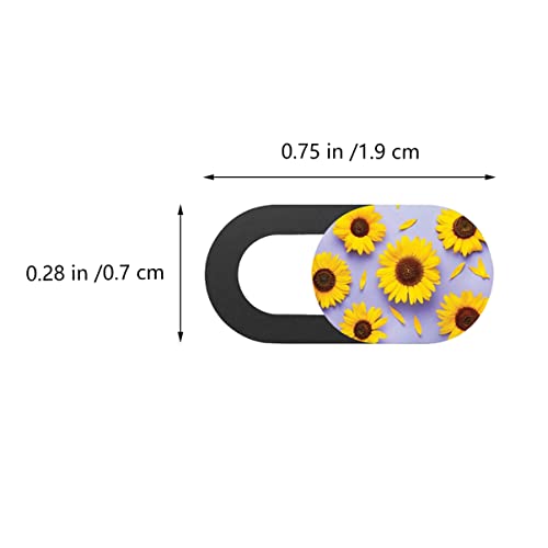 DIKACA Ipads 12 pcs Printed Your Webcam Universal Lens Sunflower Computer Lid Thin Visual Laptop Ultra- Ultra-Thin Slide Prvacy Slider Cover Privacy Camera Webcam Cover Webcam Cover Webcam Cover