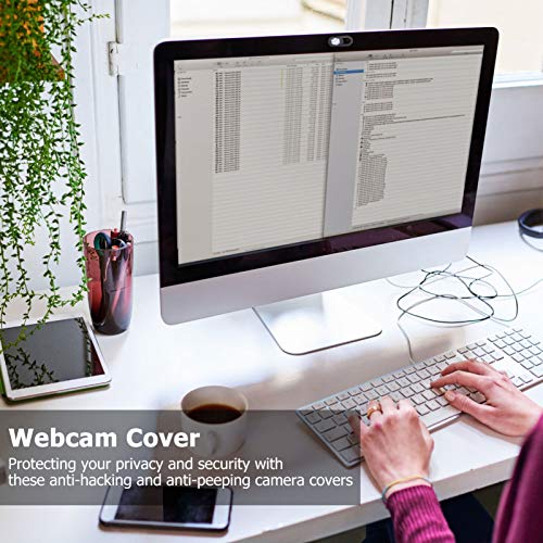 DIKACA Linux Laptop 18 pcs Privacy Peeping Anti Paw Webcam Tablet Slide Desktop Protector Blocker Thin Complete Anti-Hacking Compatible Voyeur Ultra for Cartoon Laptop Laptop Accessories