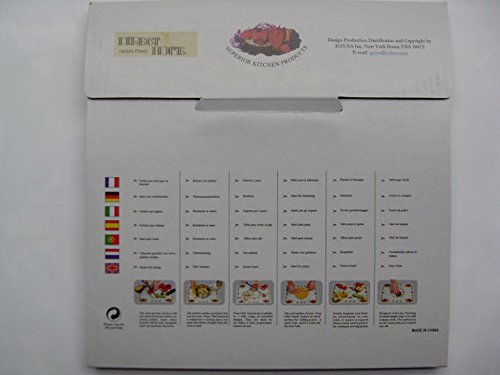 Direct2home 8x8 Bichon Frise Kitchen Counter Art Tempered Glass Cutting Board Surface Saver Bar Prep