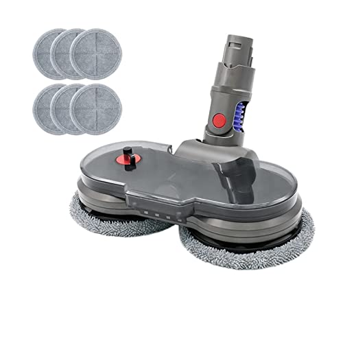 NUTRAC Vacuum Cleaner Floor Brush Head Replaceable Parts with Water Tank Rag Cloth Electric Mop Head,Compatible for Dyson V6 DC58 DC59 DC61 DC74