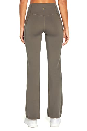 Jessica Simpson Sportswear Women's Standard Tummy Control Bootcut Pocket Pant, Gunmetal, Large