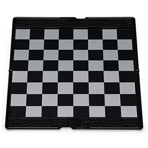 Yellow Mountain Imports Magnetic Travel Foldable Chess Wallet Set (7.9-Inch) - Portable & Perfectly Travel-Size