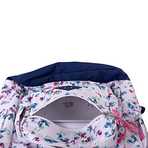 JanSport City Scout Laptop Backpack (Multi White Floral Haze)