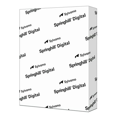 Springhill 8.5β x 11β Cream Colored Cardstock Paper, 250 Sheets (1 Ream) β Premium Lightweight Cardstock, Vellum Printer Paper with Textured Finish β 097000R, Letter (8.5x11)