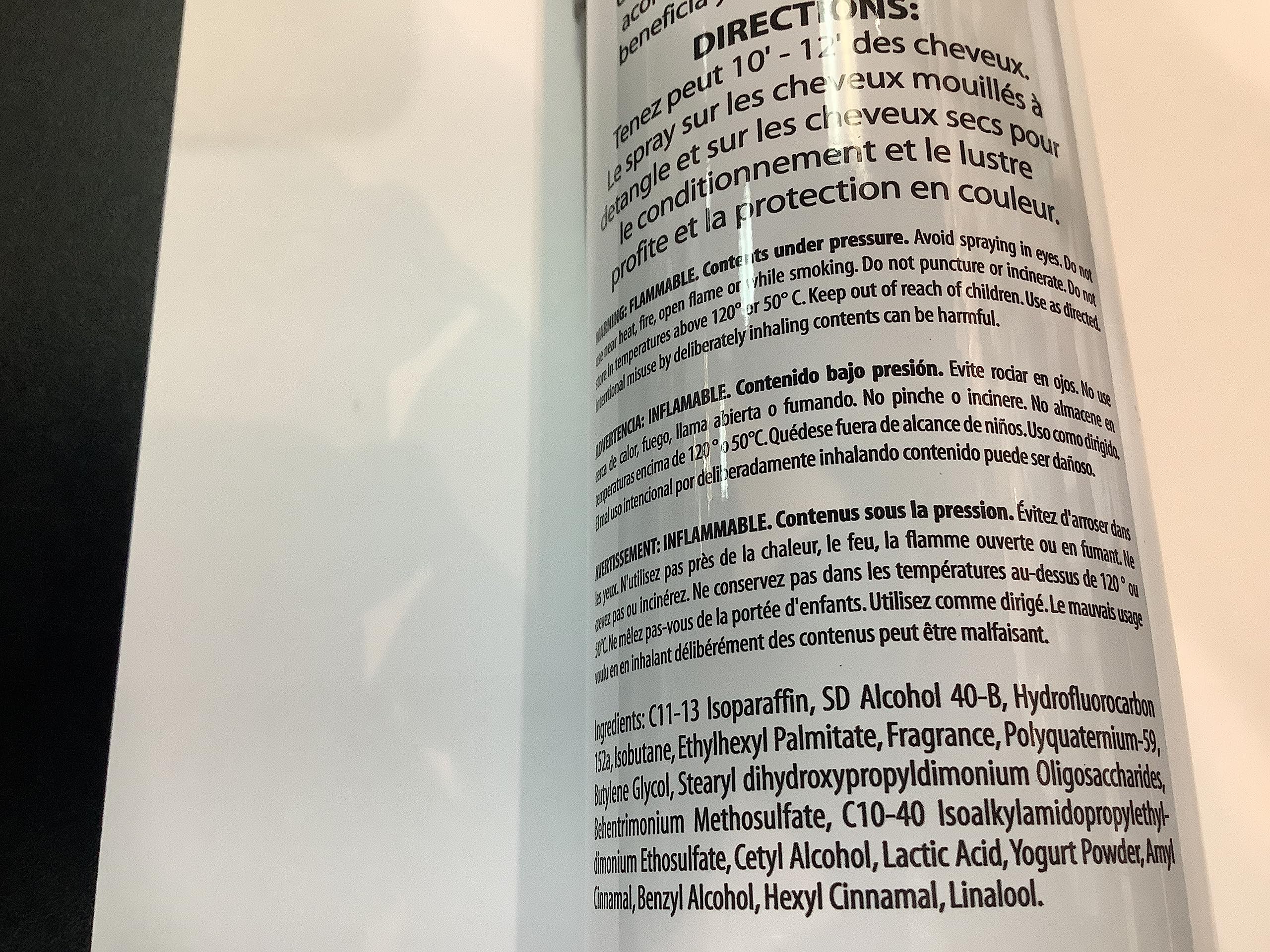 Shuga Hair Care Aerosol Leave-In Conditioner 8oz for all hair types w/ Shuga Complex