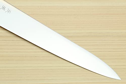 YOSHIHIRO Ice Hardened High Carbon Stainless Steel Wa Sujihiki (Slicer) Japanese Sushi Sashimi Chef Knife 9.5"(240mm)