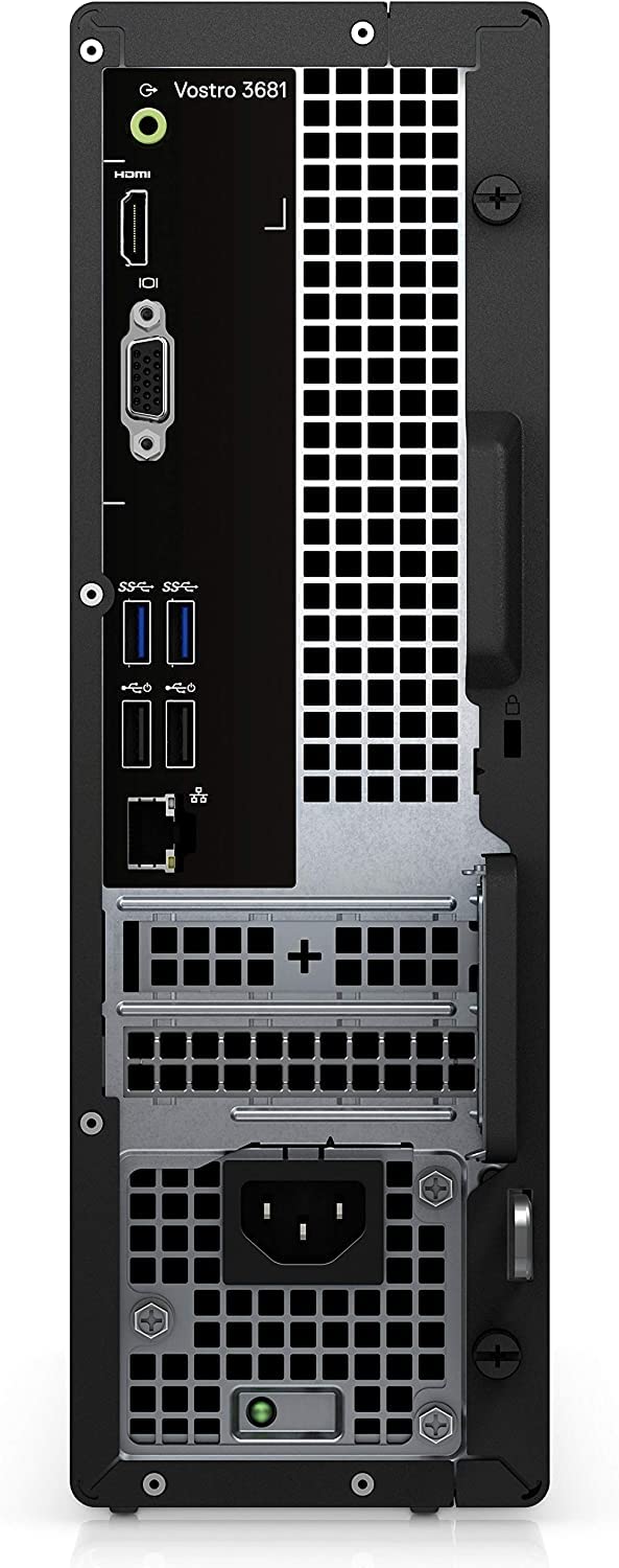 Dell Vostro 3681 Small Form Factor Desktop - Intel i5-10500 Upto 4.5GHz, 16GB RAM, 512GB NVMe SSD, Intel UHD Graphics 630 4K Support, DVD, HDMI, VGA, Wi-Fi, Bluetooth - Windows 10 Pro