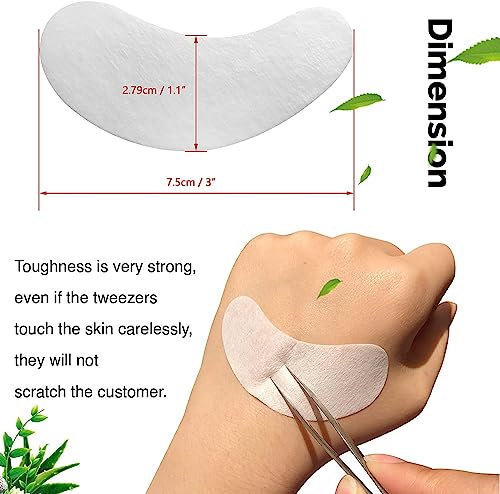 GreenLife 100 pairs 100% Naturel Eyelash Extension Under Eye Gel Pads patches kit Collagen with Aloe Vera Hydrogel Eye Patches set for Eyelash Extension Supplies Tools - 100 Pairs With Box